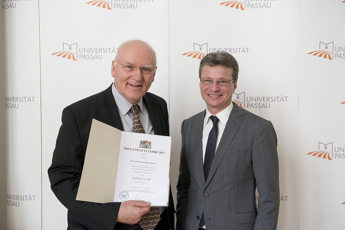 Prof. Dr. Rainer Thome - Lehre